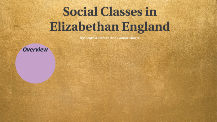 Social Classes in the Elizabethan Era by SCOTT STUTSMAN on Prezi