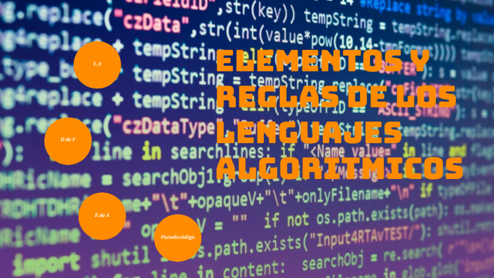 ELEMENTOS Y REGLAS DE LOS LENGUAJES ALGORITMICOS by Nyx Medrano on Prezi
