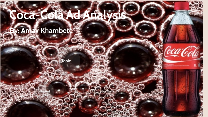 Coca-Cola Ad Elevator Pitch by Amav Khambete on Prezi