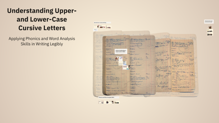 Understanding Upper- and Lower-Case Cursive Letters by Candie Hunter on ...