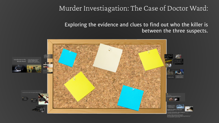 Understanding the Murder Board: A Tool for Investigation and Analysis ...