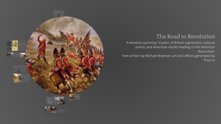 Timeline of Key Events: 1763 - 1776 by Michael Bowman on Prezi