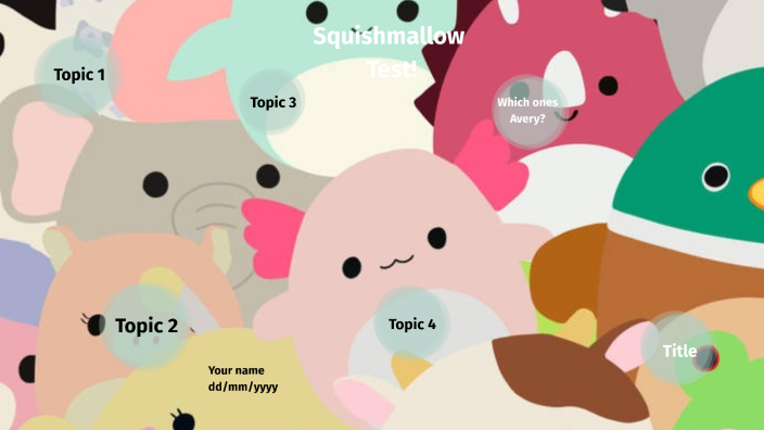 Squishmallow Test! by Luna May on Prezi