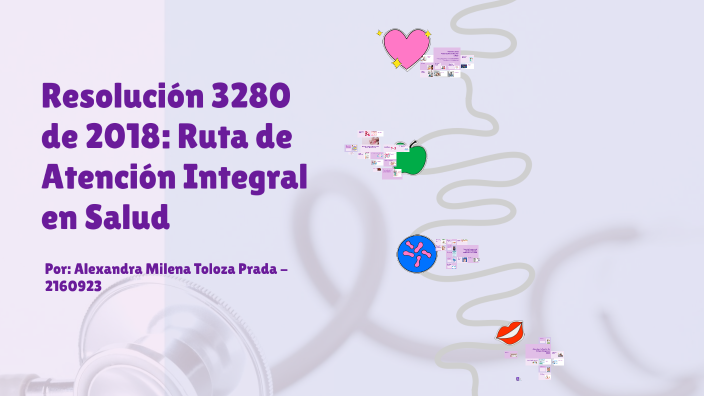 Resolución 3280 de 2018: Ruta de atención integral de mantenimiento de la salud by Alexandra ...