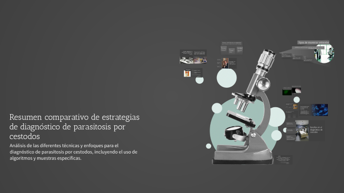 Resumen comparativo de estrategias de diagnóstico de parasitosis por ...