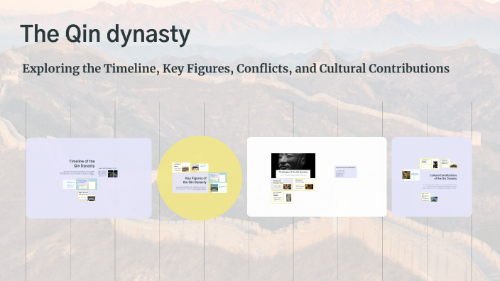 The Qin Dynasty: An Era of Change by josh frantti on Prezi