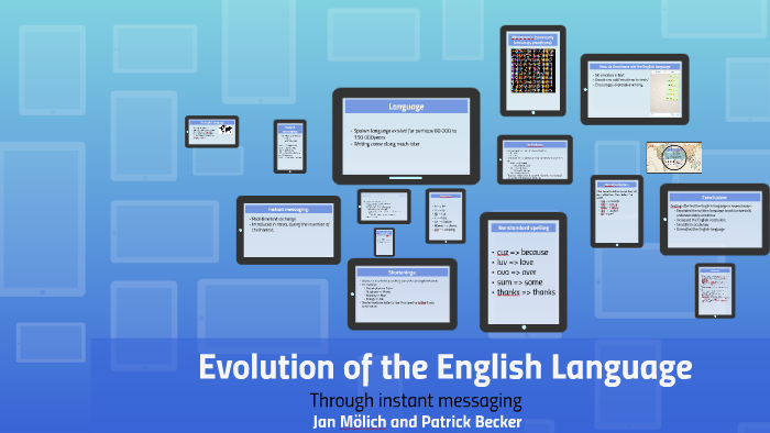 Evolution of the English Language by Jan M on Prezi