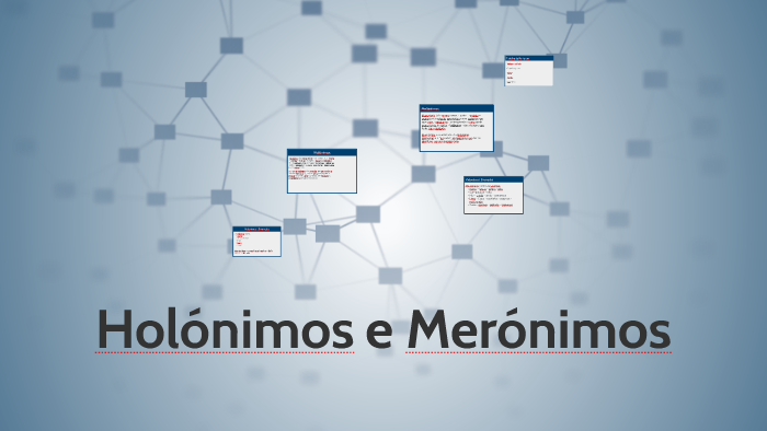 Holónimos e Merónimos by Nati Sousa on Prezi