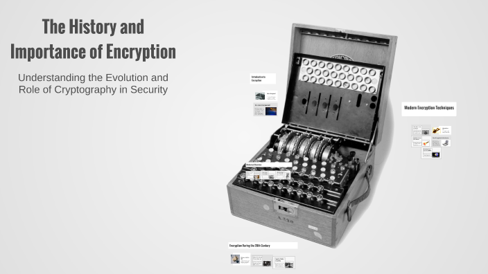 The History and Importance of Encryption by Bob Moula on Prezi
