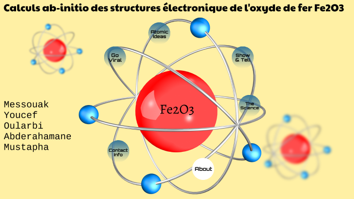 Calculs ab-initio des stréctures électroniques de l'oxyde de fer by ...