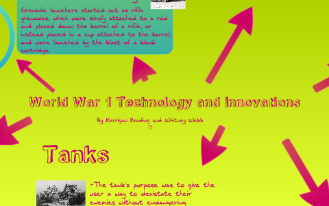 World war 1 Technology by Kerrigan Reading on Prezi