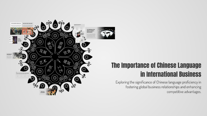 The Importance of Chinese Language in International Business by FATIMA ...