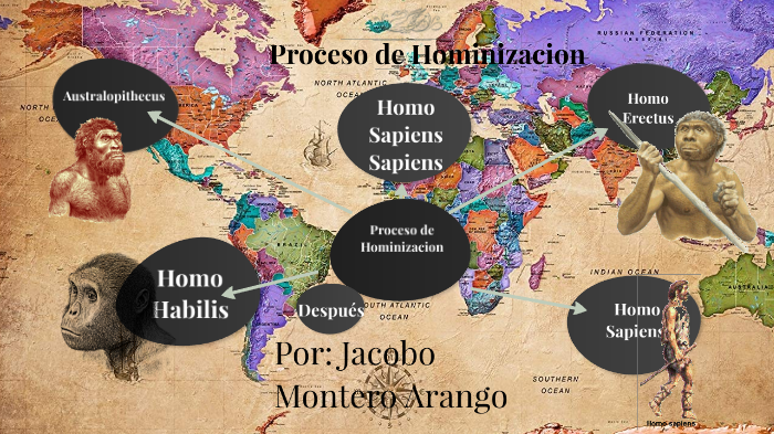 Proceso de hominizacion por: Jacobo Montero Arango by Perfect Ilusion