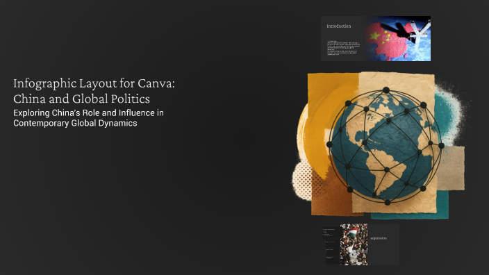 Infographic Layout for Canva: China and Global Politics by Nicolas Holz ...