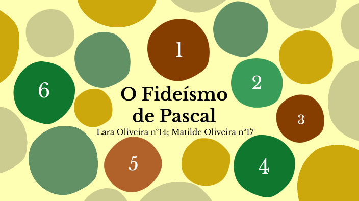O Fideísmo de Pascal by Matilde Magalhães Oliveira on Prezi