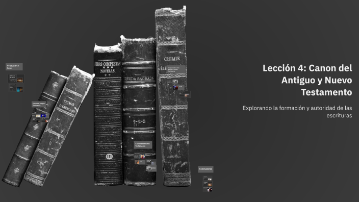 Lección 4: Canon del Antiguo y Nuevo Testamento by Farnory Laverde on Prezi