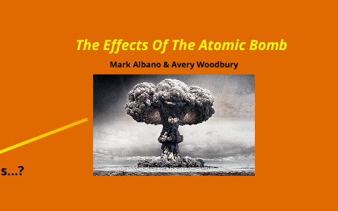 The Effects of The Atomic Bomb- A Historian's Perspective by Avery ...