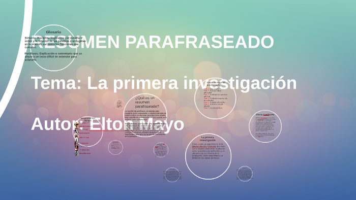 RESUMEN PARAFRASEADO by David Barceinas Junco on Prezi