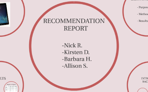 Recommendation Visual by Kirsten Dybdahl on Prezi