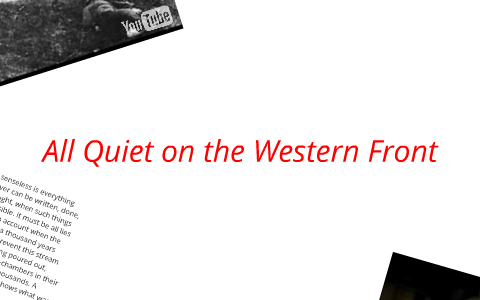 Paul's Words: Quotes from All Quiet on the Western Front by David ...