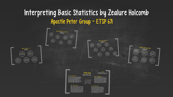 Interpreting Basic Statistics Summary & Reflection by Stacie Davis on Prezi