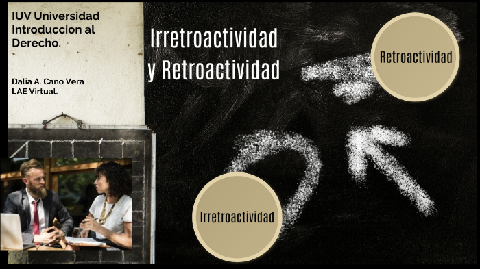 La Irretroactividad y Retroactividad by dalia cano on Prezi
