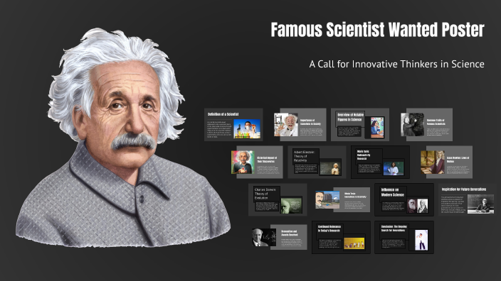 famous scientist wanted poster by breelynn loftin on Prezi