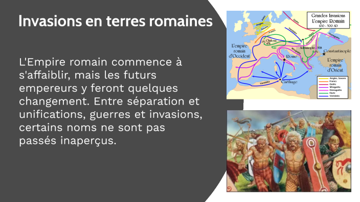 Chute empire romain by Eléonore Zaninotti on Prezi