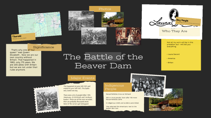 The battle of the beaver dam by Lana q on Prezi