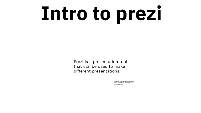Intro to prezi by Korbyn Clifford on Prezi