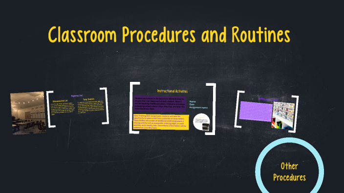 Classroom Procedures and Routines by Yasmin Hamilton on Prezi