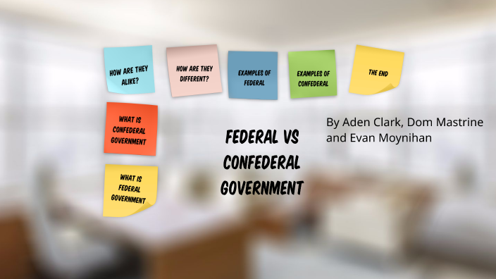 Federal vs Confederal by Dominic Mastrine on Prezi