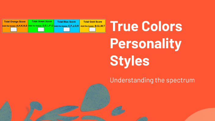 True Colors Leadership Styles by Victor Roa on Prezi