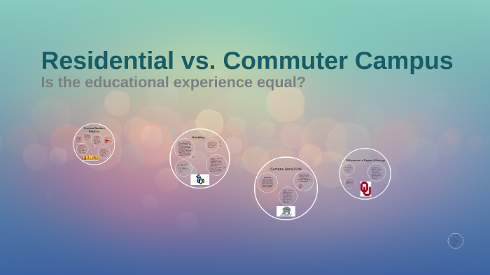 Residential vs. Commuter Campus by Michelle Fleck on Prezi