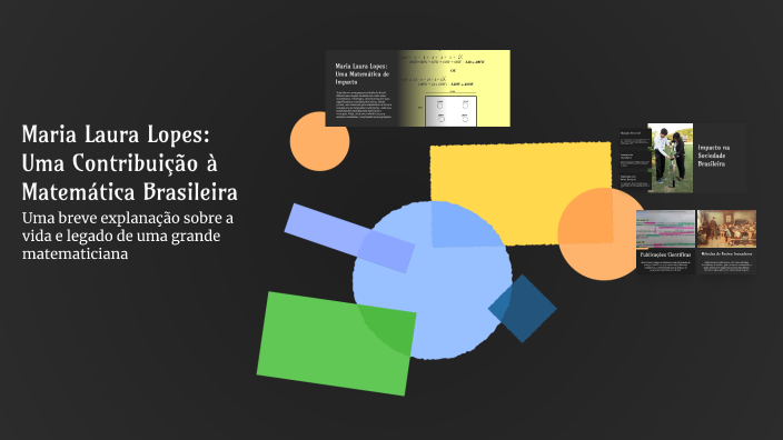 Maria Laura Lopes: Uma Contribuição à Matemática Brasileira by Davi ...