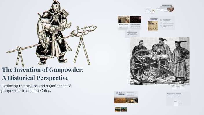 The Invention of Gunpowder: A Historical Perspective by Jun Lin Zhu on ...