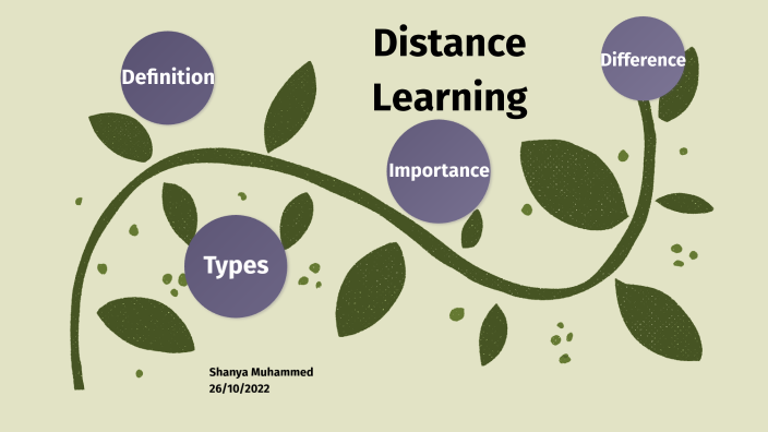 Importance of Distance Learning by Shanya Muhammed on Prezi