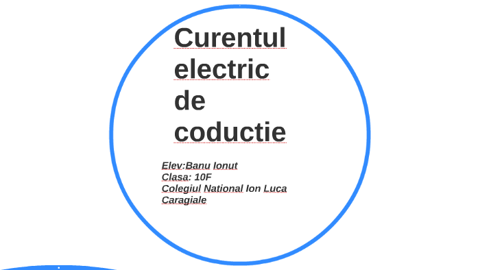 Intensitatea curentului electric by Ionut Banu on Prezi