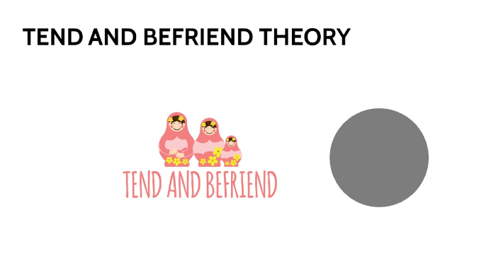 Tend and Befriend theory by Karla Kinzie on Prezi
