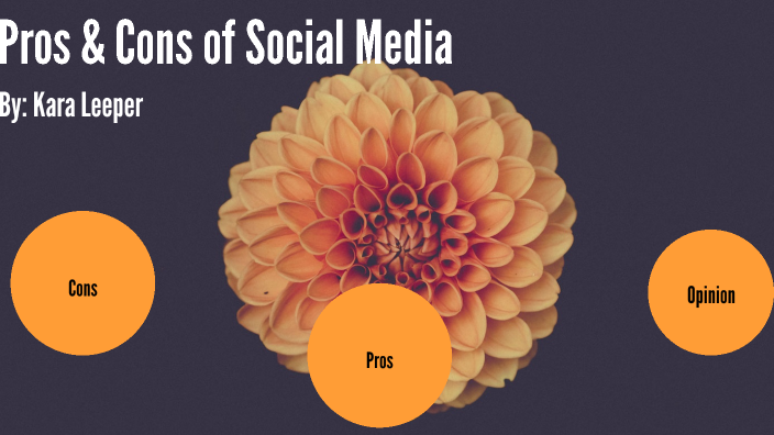 Pros & Cons of Social Media by Kara Leeper on Prezi