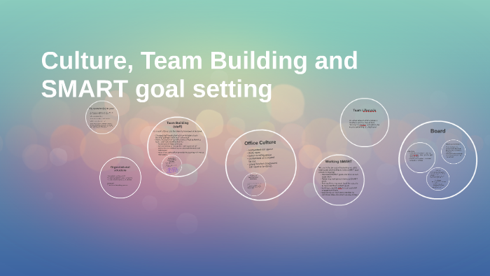 Culture, Team Building and SMART goal setting by Angie Knott on Prezi