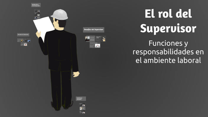 El rol del Supervisor by Maria Virginia Dalmagro on Prezi
