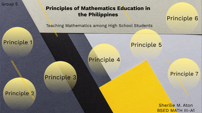 Principles of Mathematics Education in the Philippines by SHERILIE ATON ...