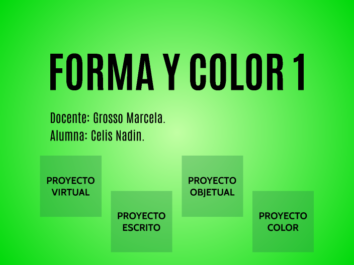 FORMA Y COLOR 1: examen final by Nadin Celis on Prezi