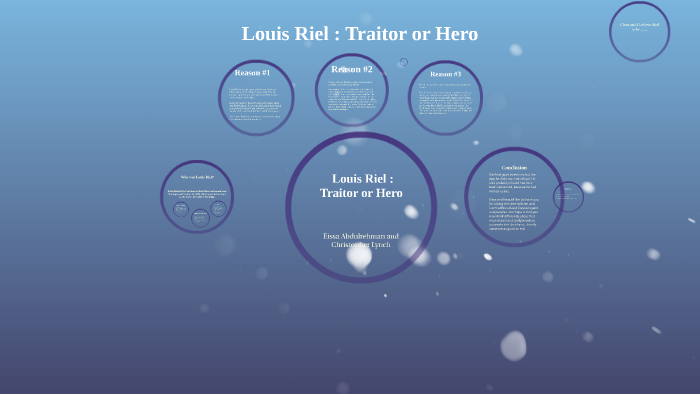 Louis Riel: Traitor or Hero by Christopher Lynch on Prezi