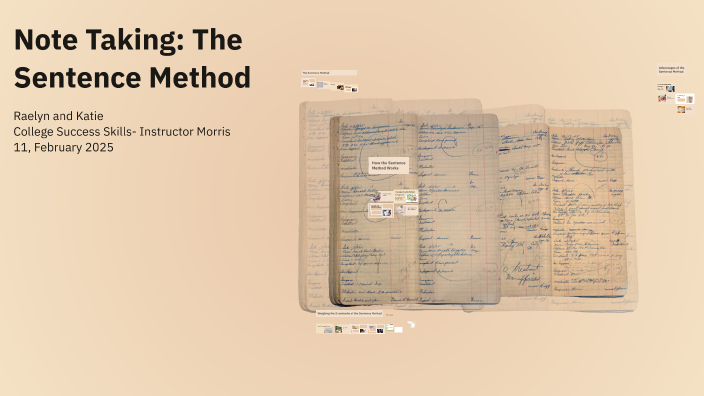 Note Taking: The Sentence Method by Katie Hegyi on Prezi