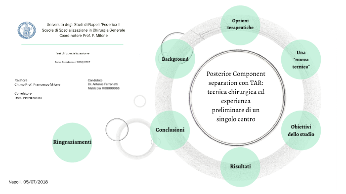 Posterior Component Separation con TAR: tecnica chirurgica e risultati ...