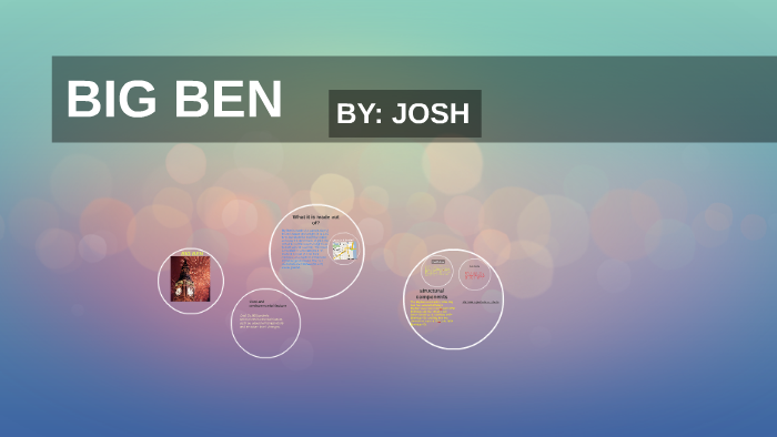 BIG BEN by Josh Mcphee on Prezi