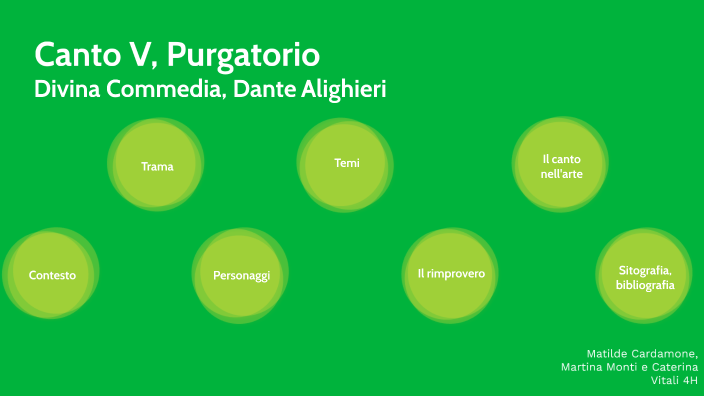 Purgatorio, Canto V by caterina vitali on Prezi