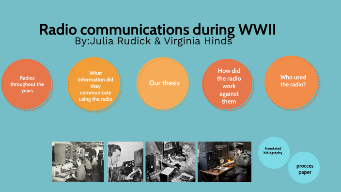 Radio communications during WWII by Virginia Hinds on Prezi